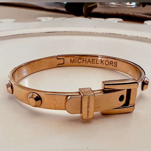 MICHAEL Michael Kors | Jewelry | Michael Kors Rose Gold Bangle Bracelet ...